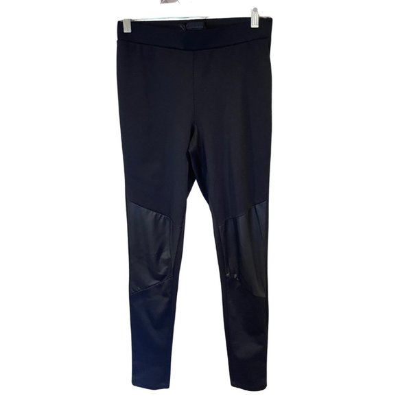 Kardashian Kollection | Pants & Jumpsuits | Kardashian Kollection Black Faux Leather Trim ...